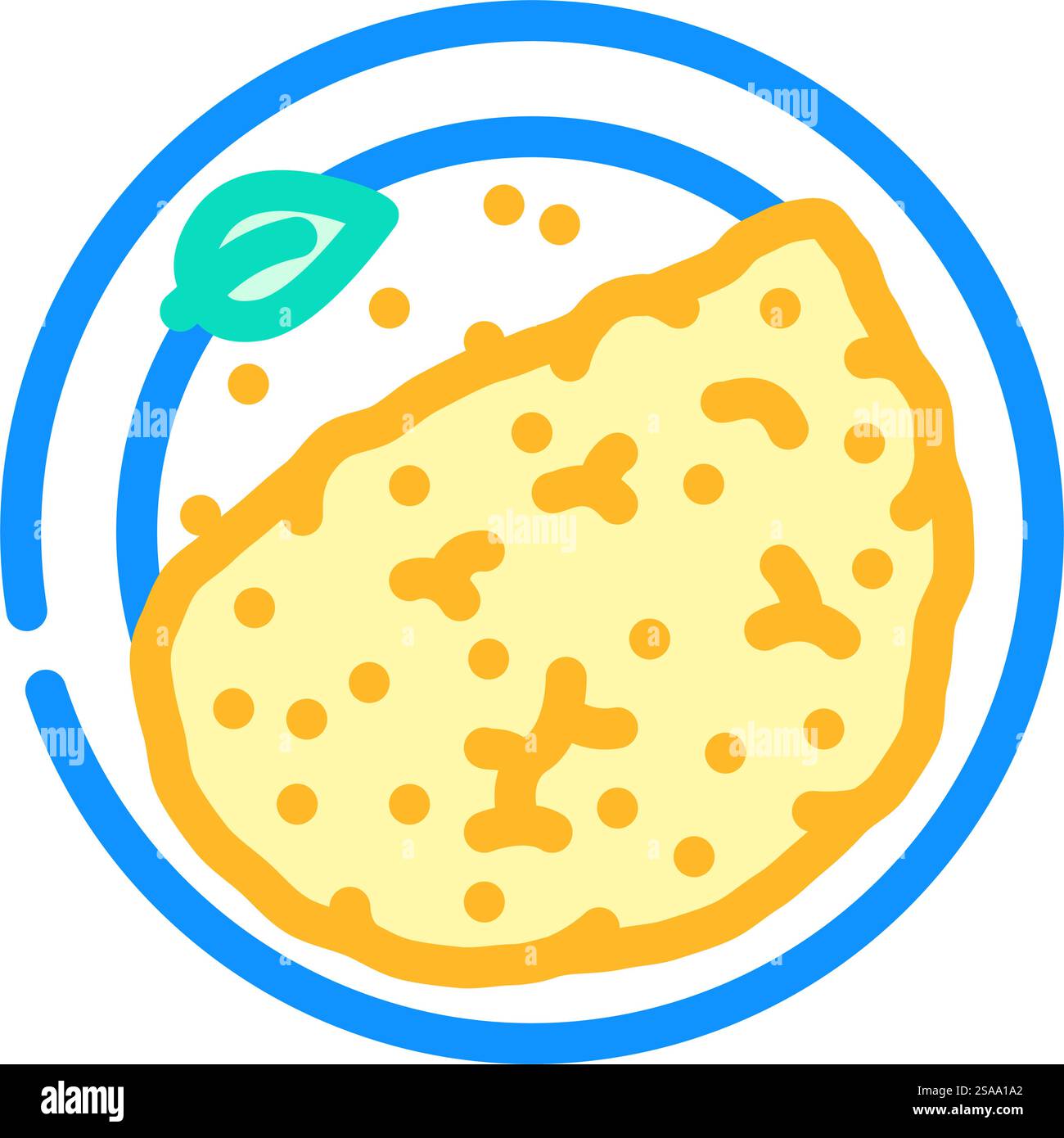 chickpeas vegan food color icon vector. chickpeas vegan food sign ...