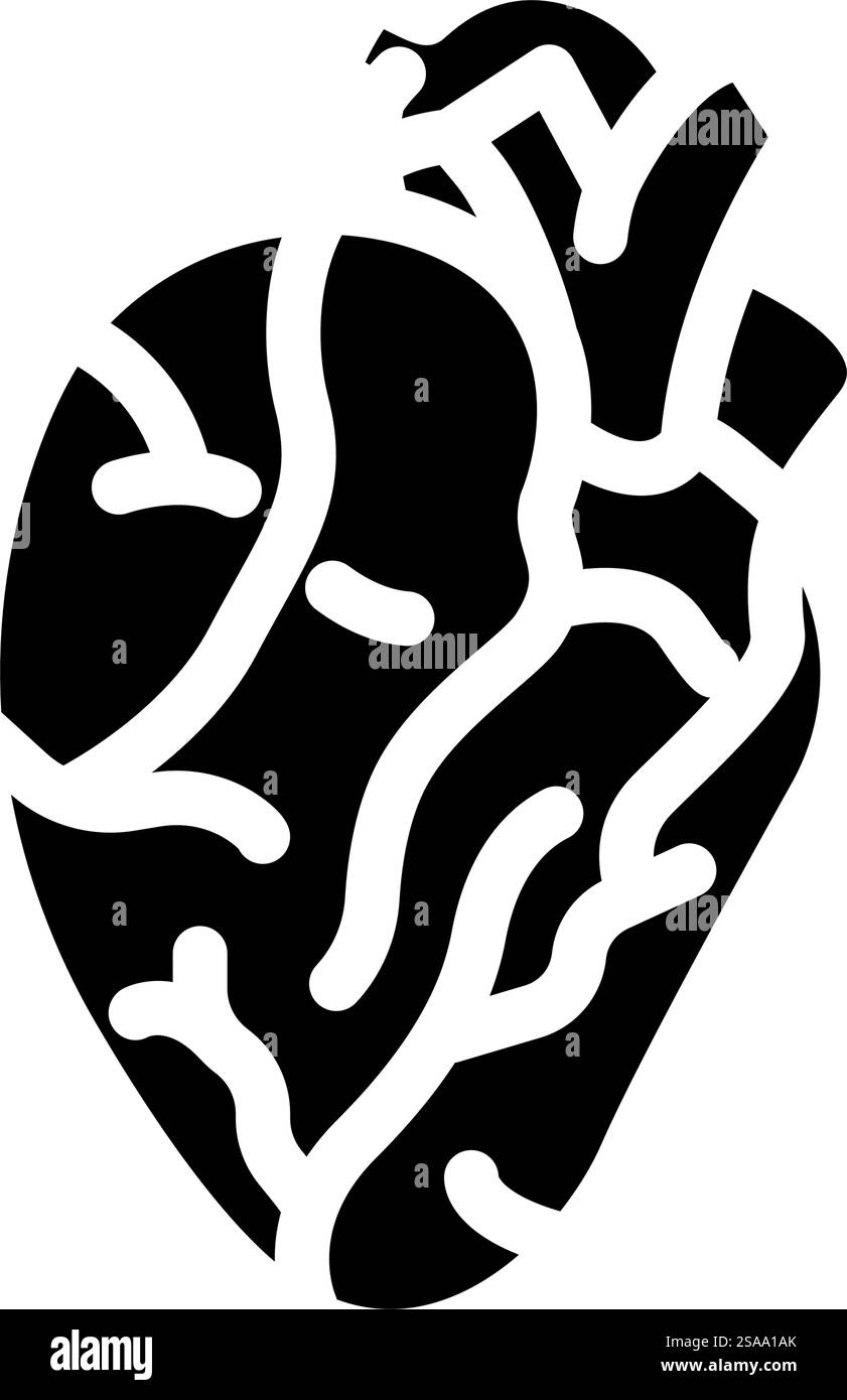 bypass surgery surgery glyph icon vector. bypass surgery surgery sign ...