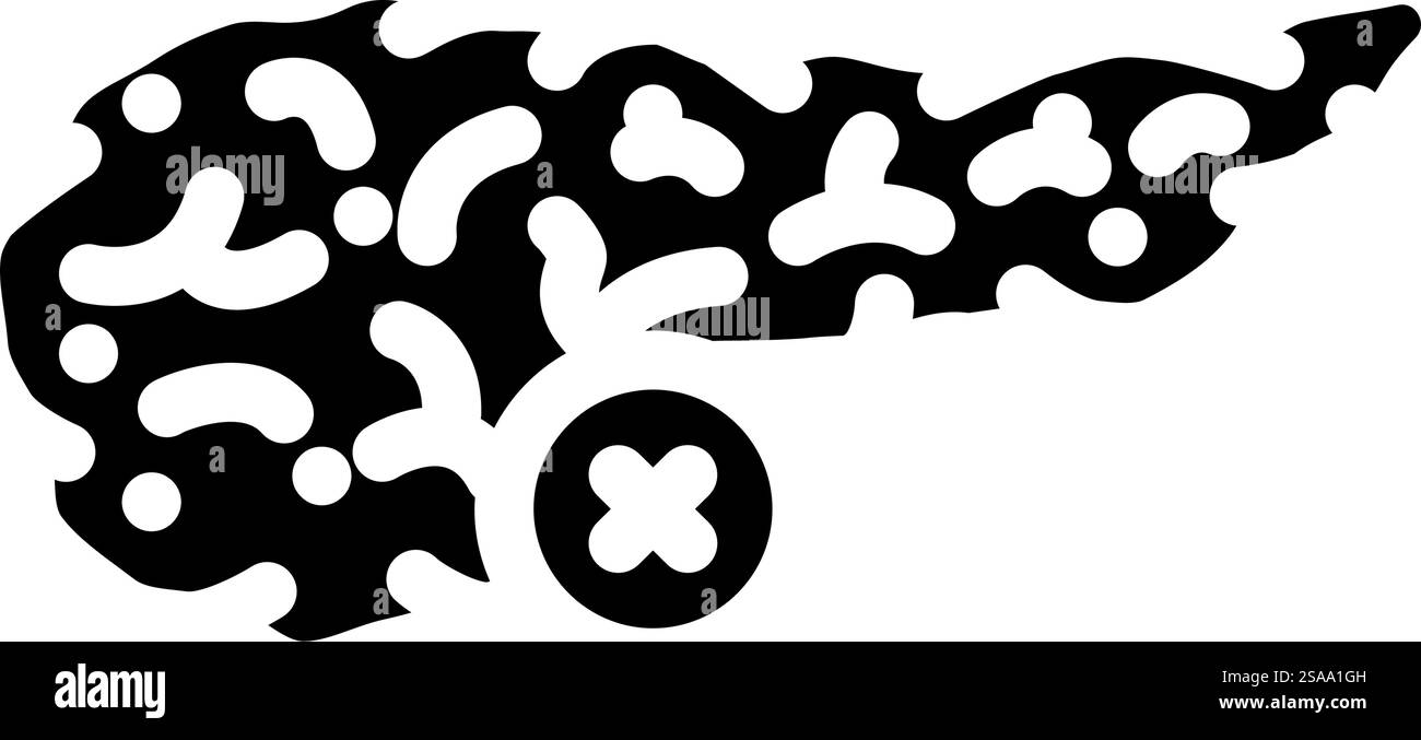pancreatectomy surgery glyph icon vector. pancreatectomy surgery sign ...