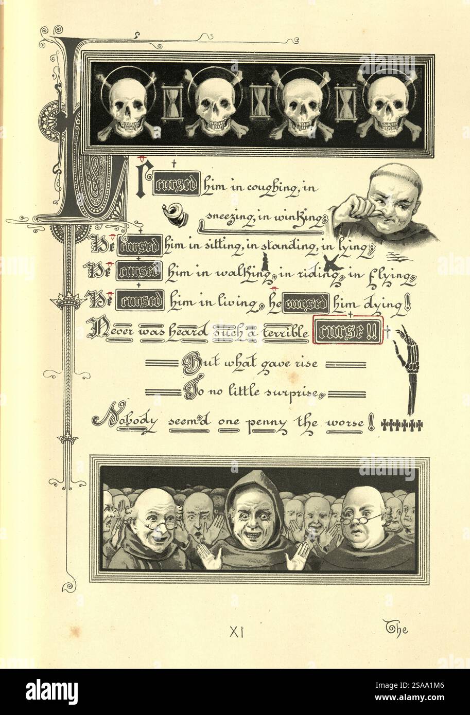 Illustration for The Jackdaw of Rheims a humorous narrative poem ...