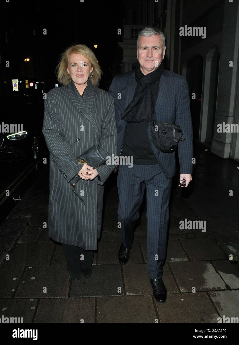London, UK. 28th Jan, 2025. Sally Lindsay and Steve White at the Radio ...
