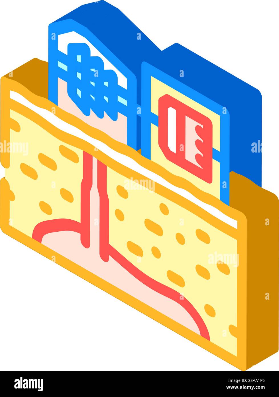 turbine geothermal energy isometric icon vector. turbine geothermal ...