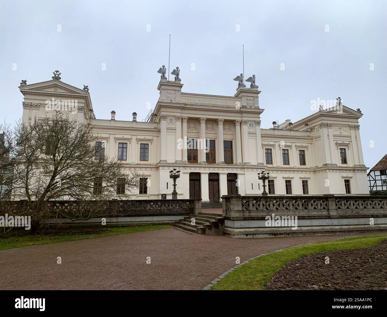 The main building of the Lund University, Skane Sweden, 2025 Stock ...