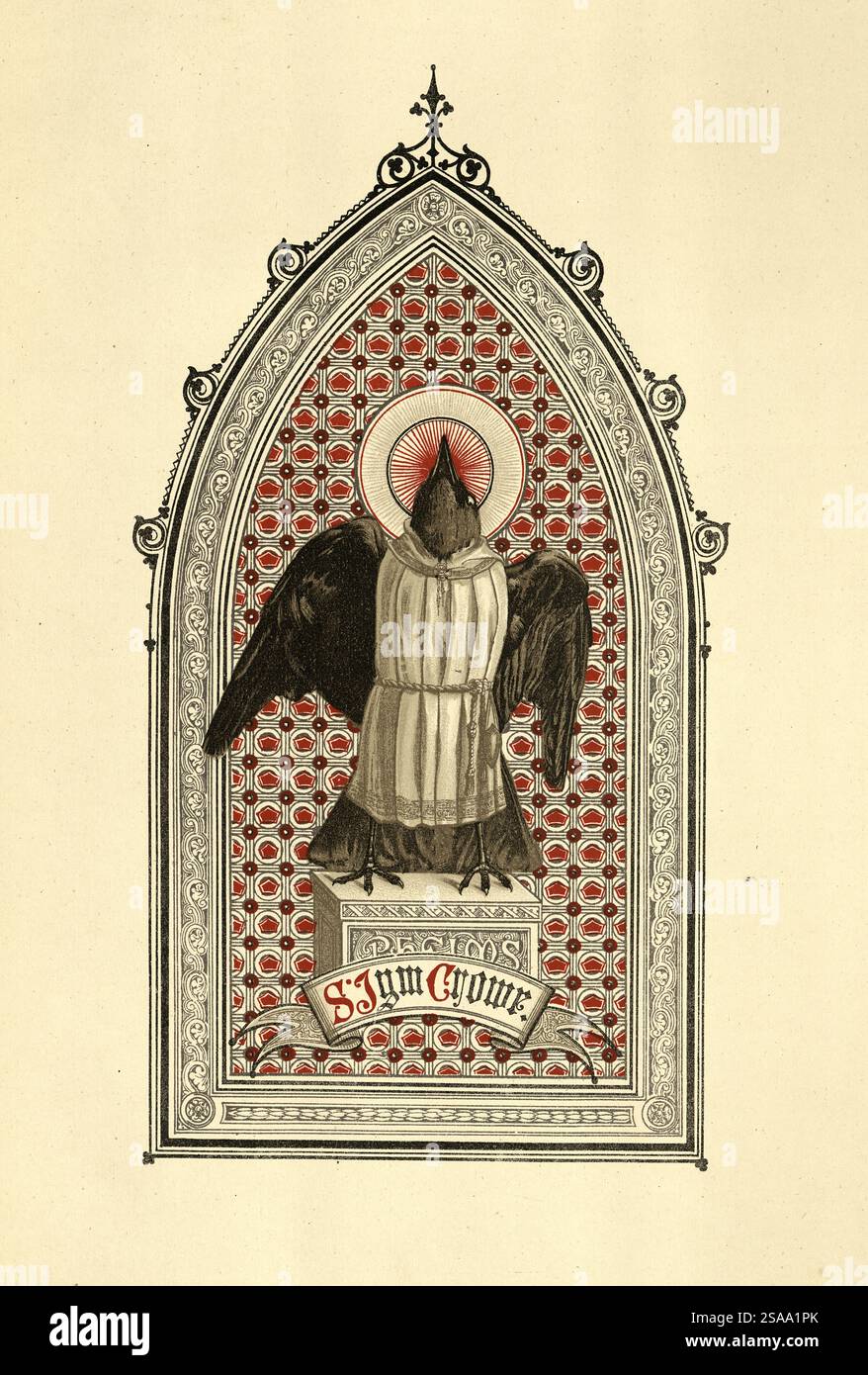 Illustration for The Jackdaw of Rheims a humorous narrative poem ...