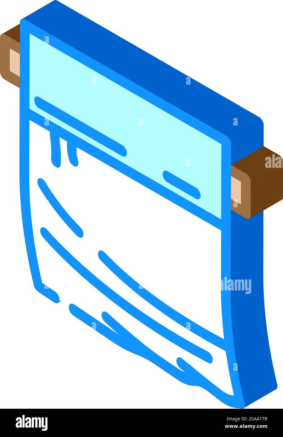 wrap plastic package isometric icon vector. wrap plastic package sign ...