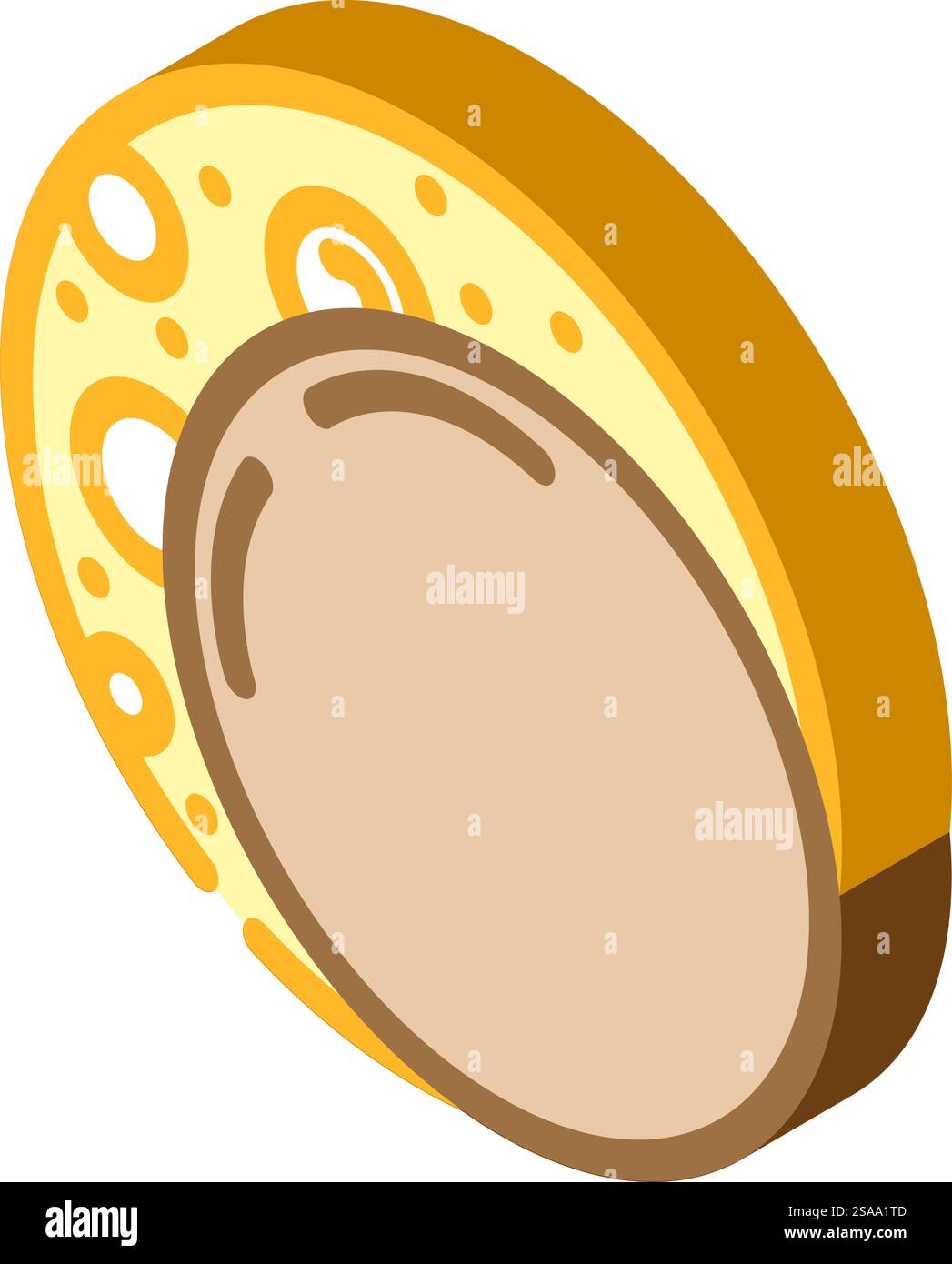 lunar eclipse natural phenomena isometric icon vector. lunar eclipse ...