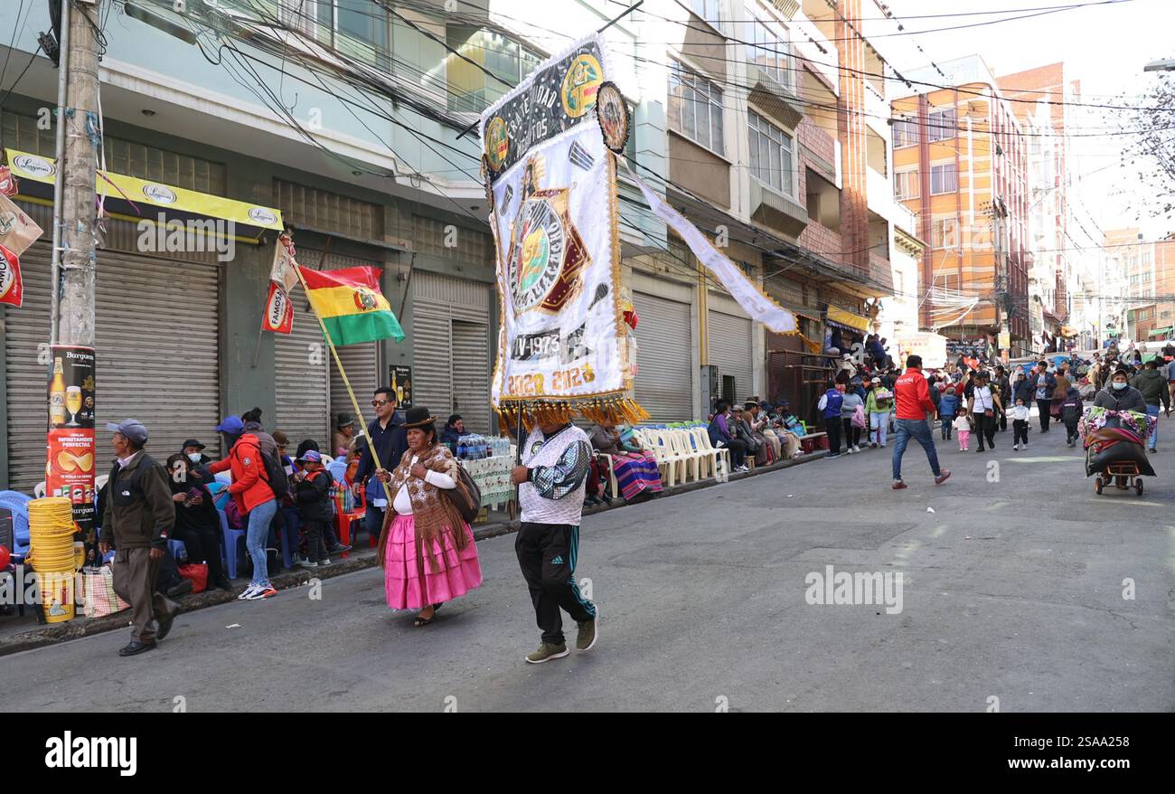 La Paz, Bolivia, Fiesta del Gran Poder ( 2023). Inspired by historical events: Incas ...