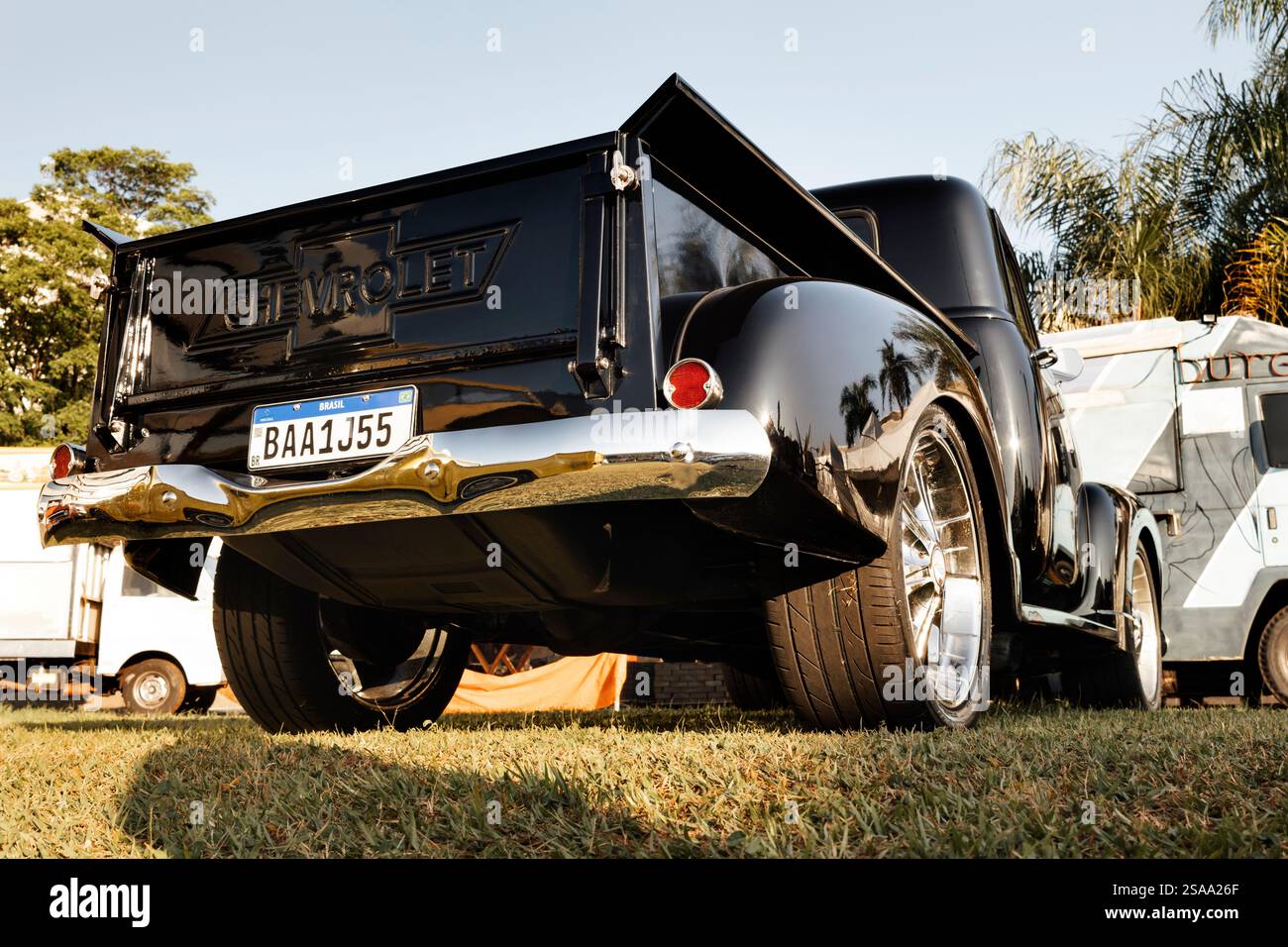 1954 Chevrolet 3100 Pickup on exhibition at the Third Municipal Antique ...
