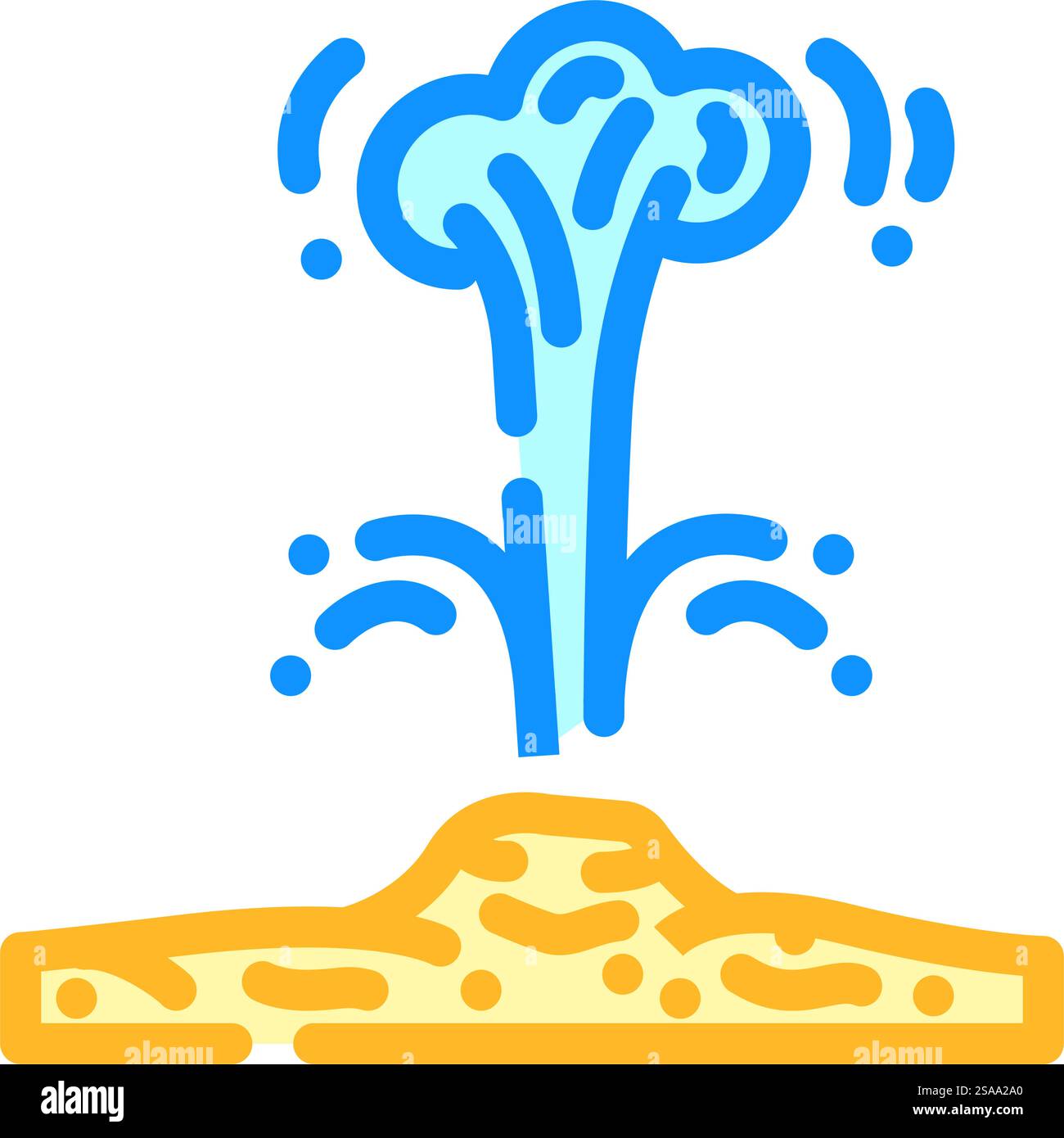 geyser natural phenomena color icon vector. geyser natural phenomena ...