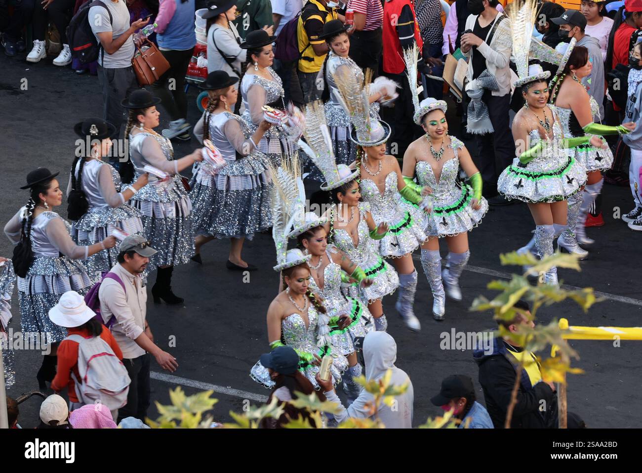 La Paz, Bolivia, Fiesta del Gran Poder ( 2023). Inspired by historical events: Incas ...