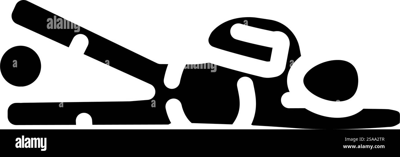 side lying leg lifts pregnant fitness glyph icon vector. side lying leg ...