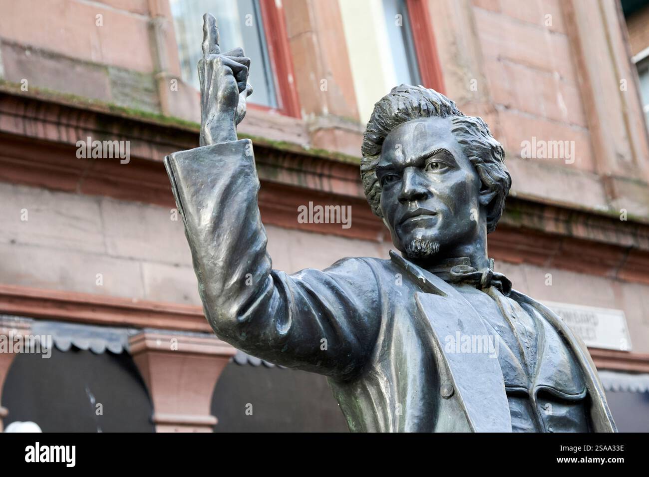 frederick douglass statue in belfast, northern ireland, uk Stock Photo ...