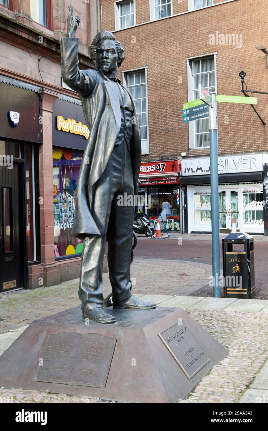 frederick douglass statue in belfast, northern ireland, uk Stock Photo ...