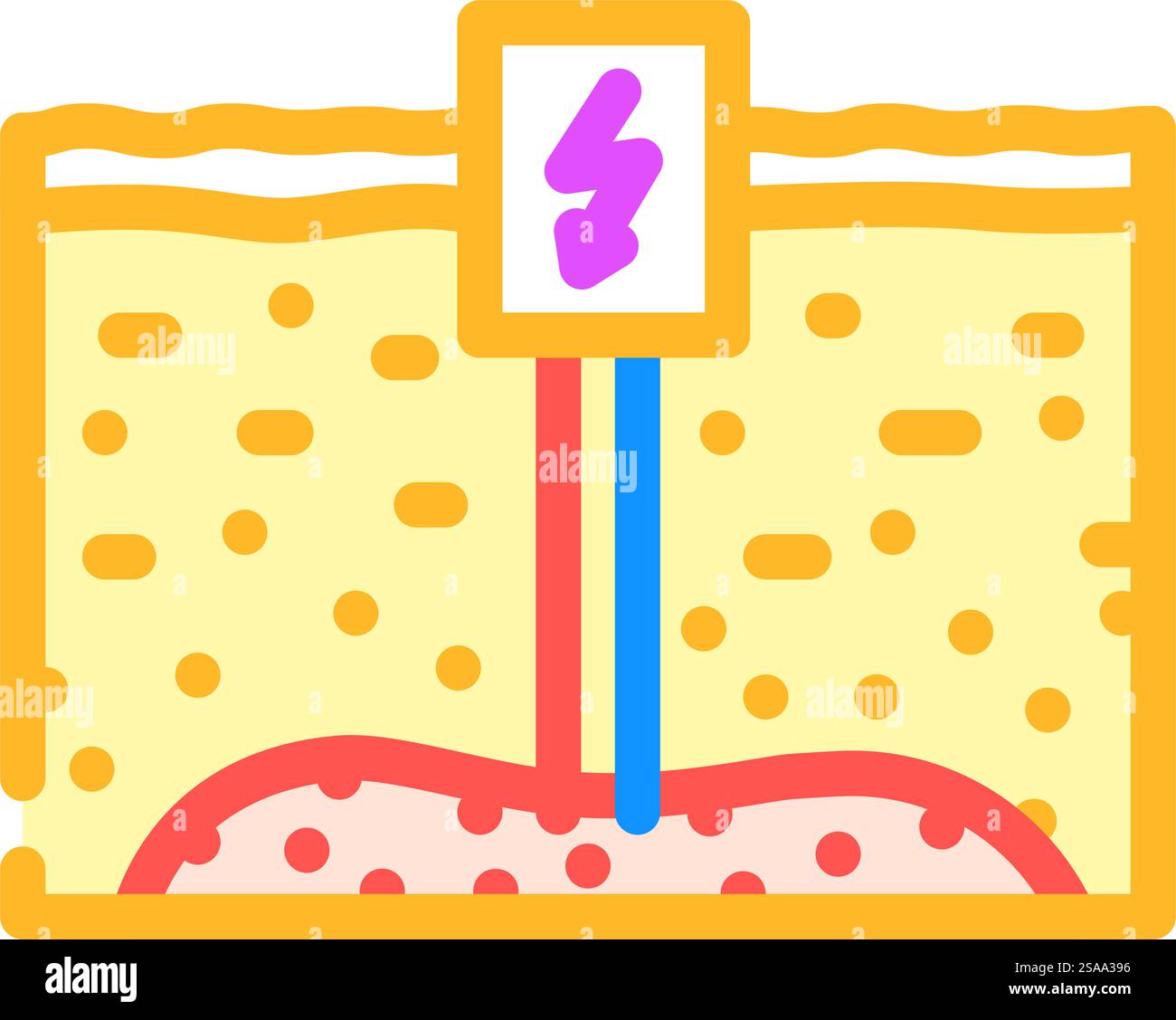 power geothermal energy color icon vector. power geothermal energy sign ...