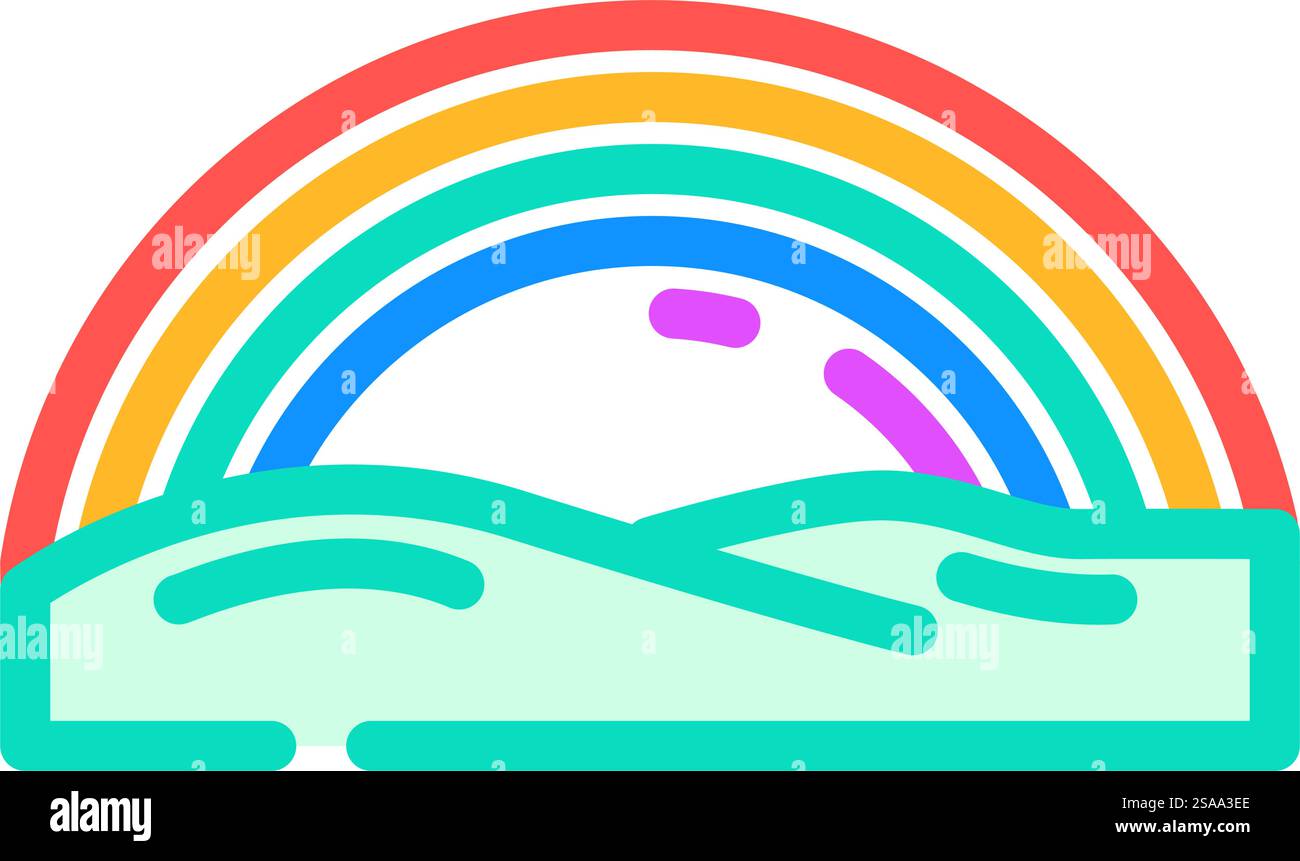 Geyser rainbow Cut Out Stock Images & Pictures - Alamy