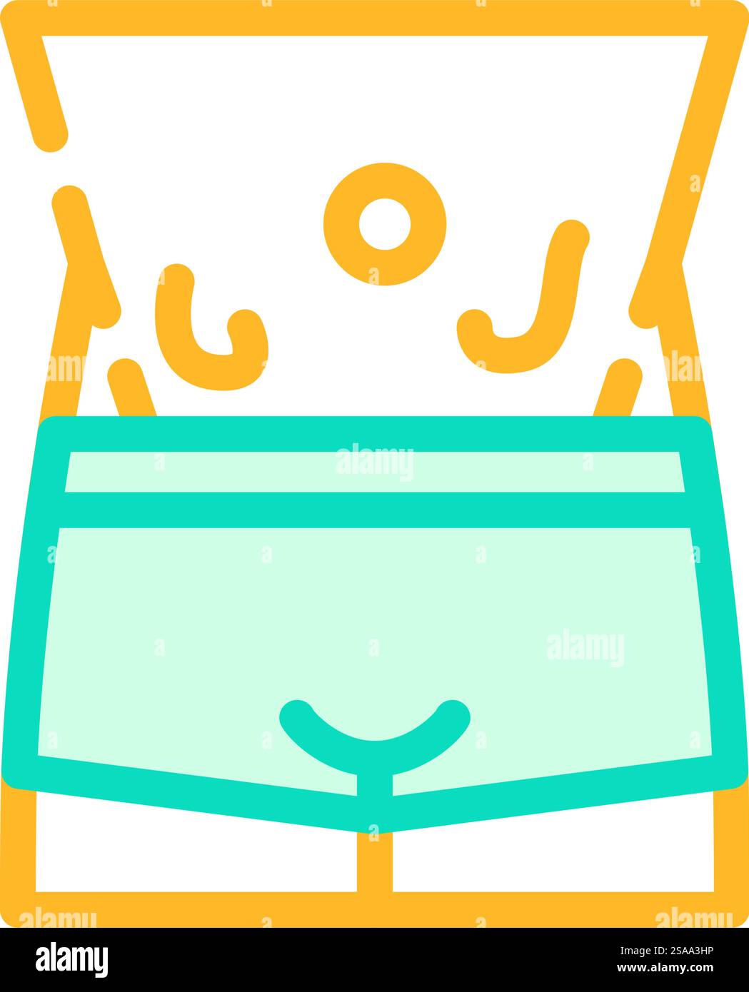 femoral hernia repair surgery color icon vector. femoral hernia repair ...