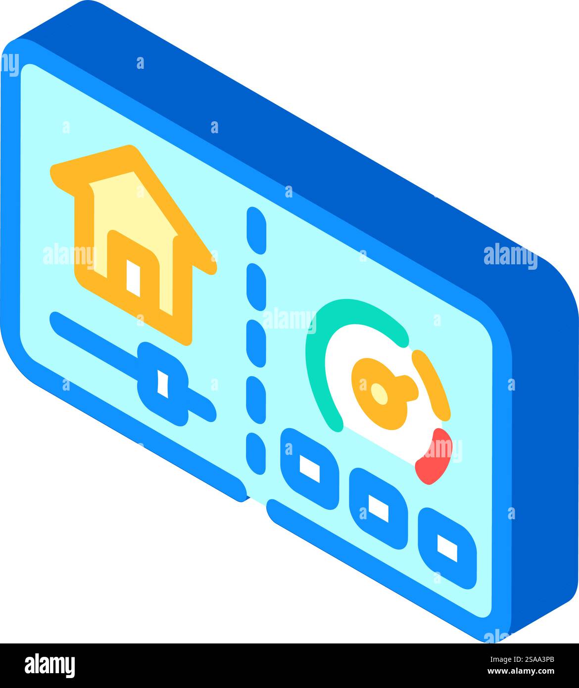 home monitor energy conservation isometric icon vector. home monitor ...
