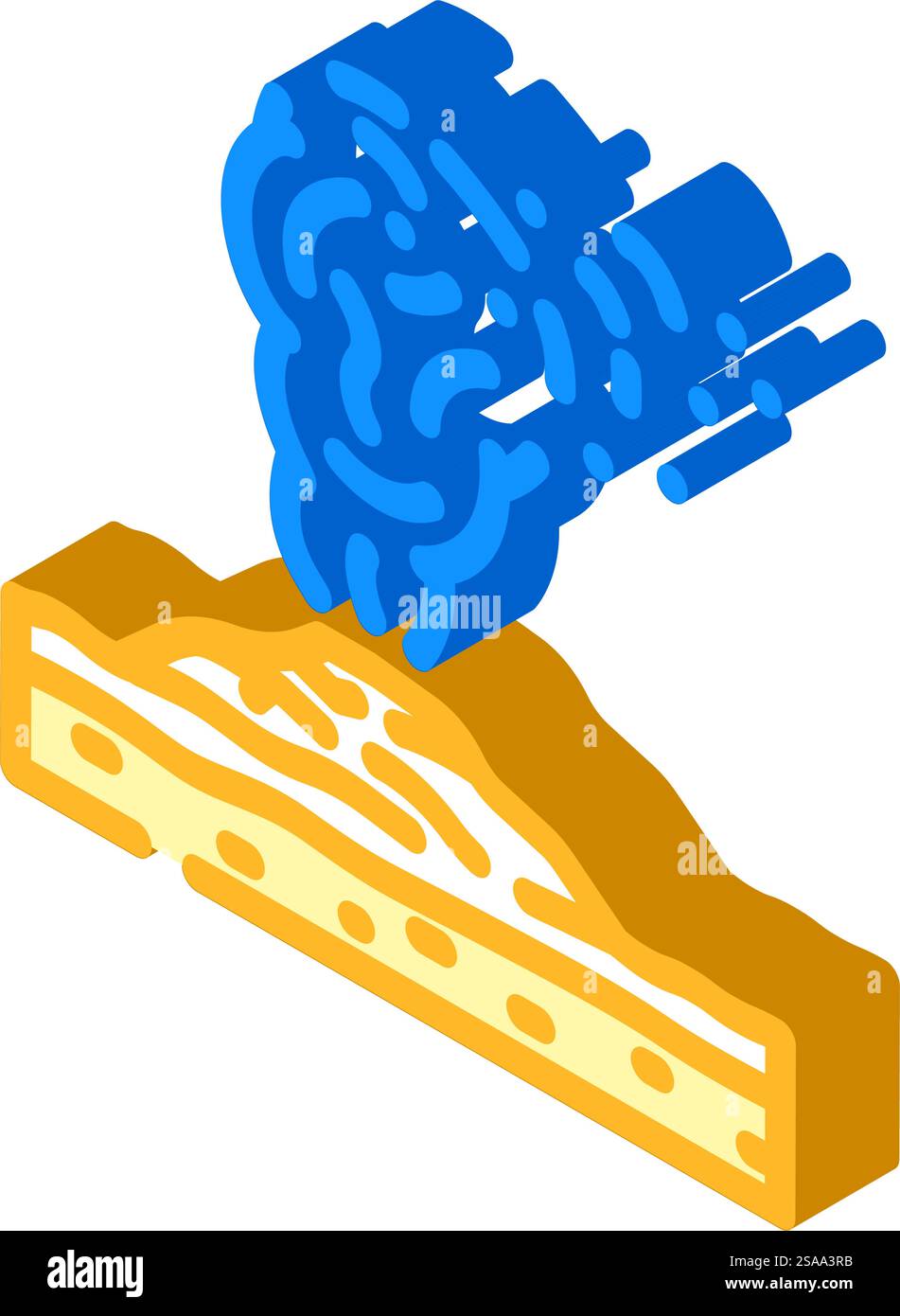 steam geothermal energy isometric icon vector. steam geothermal energy ...