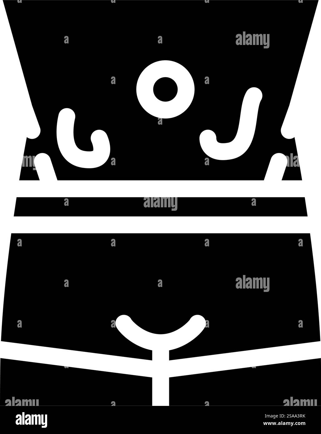 femoral hernia repair surgery glyph icon vector. femoral hernia repair ...