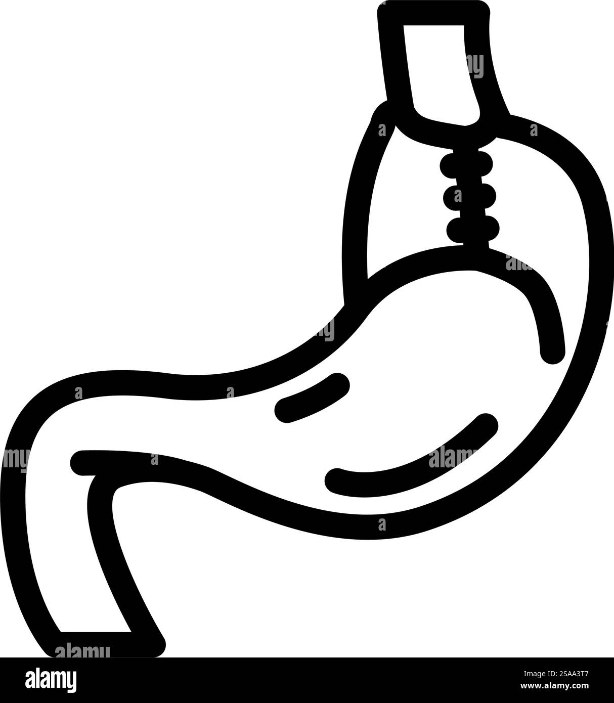 fundoplication surgery line icon vector. fundoplication surgery sign ...