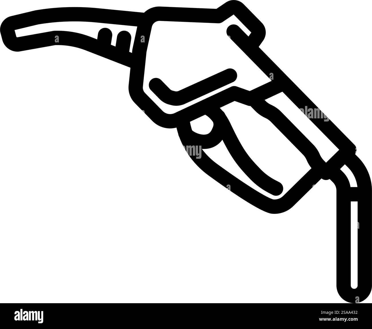 diesel oil industry line icon vector. diesel oil industry sign ...