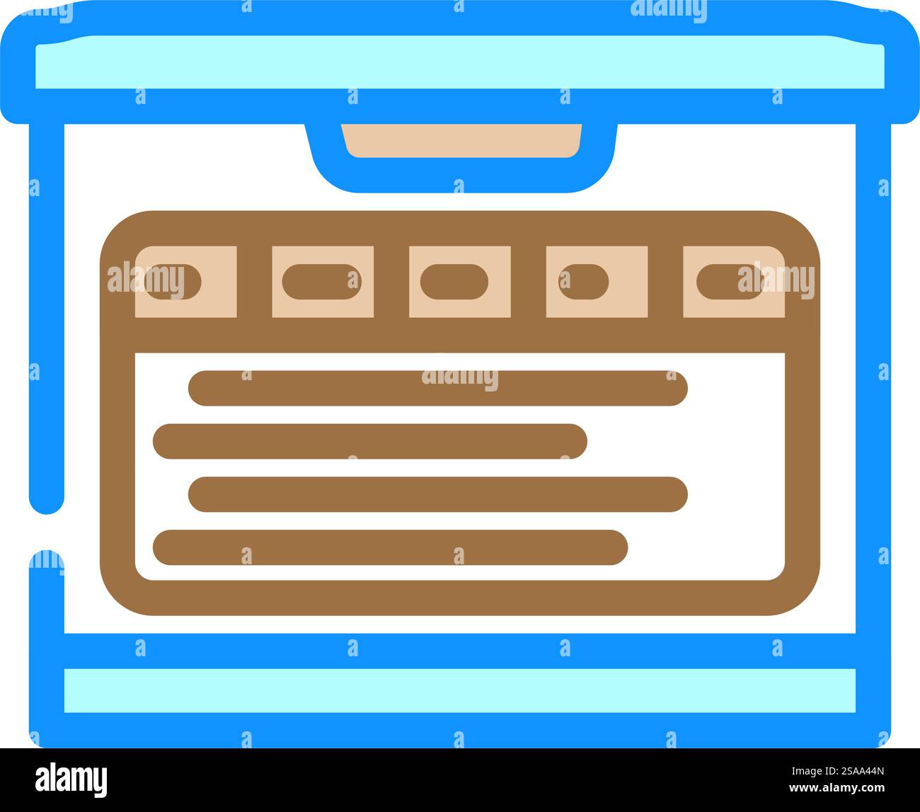 storage box cardboard packaging color icon vector. storage box ...