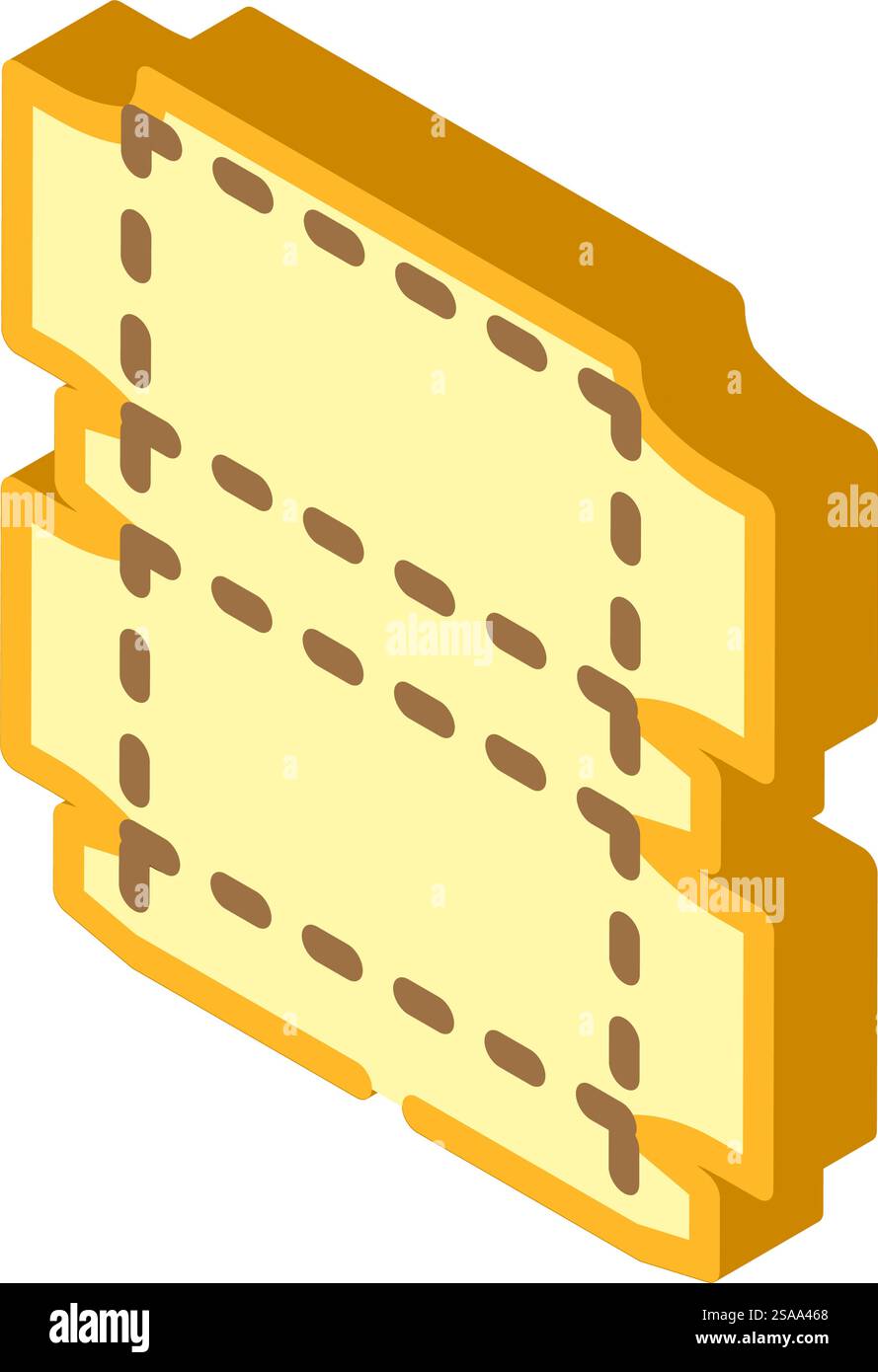 folding carton cardboard packaging isometric icon vector. folding ...