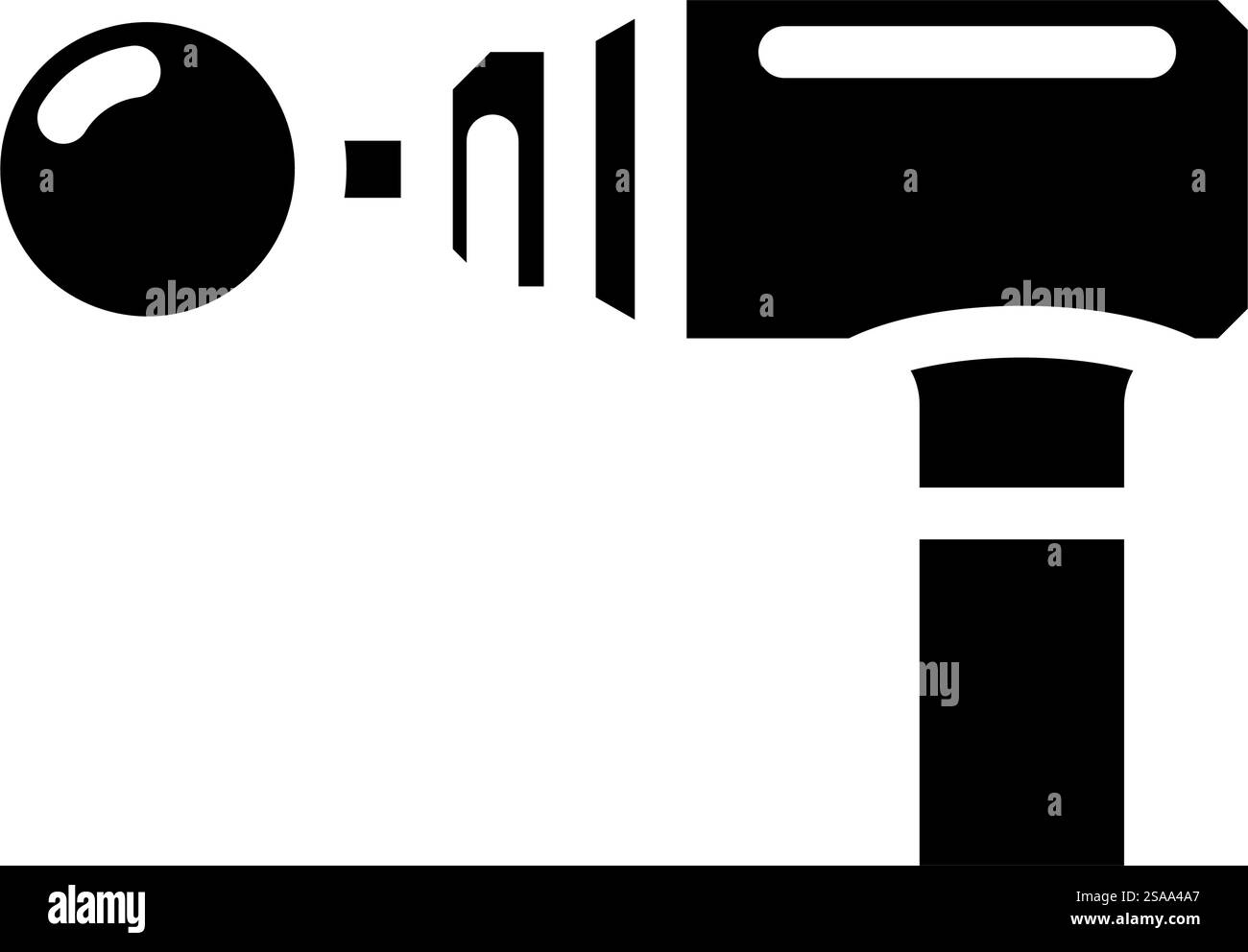 percussion gun fitness tool glyph icon vector. percussion gun fitness ...