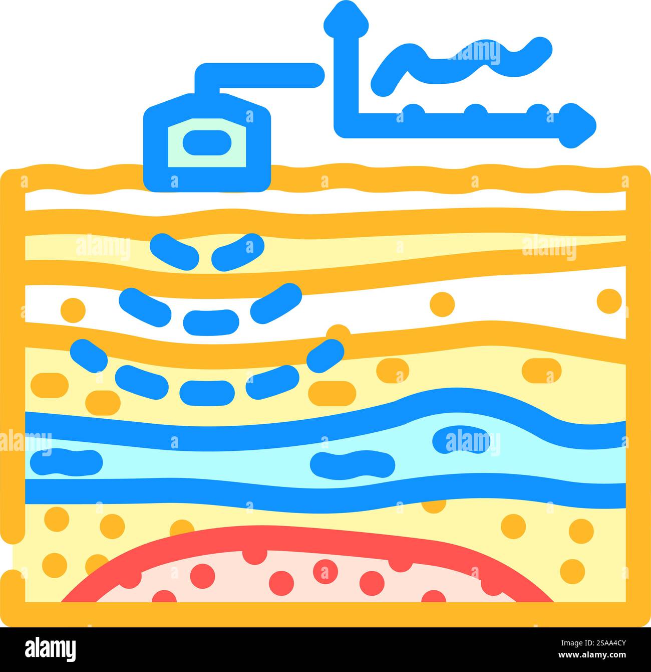 energy exploration geothermal color icon vector. energy exploration ...