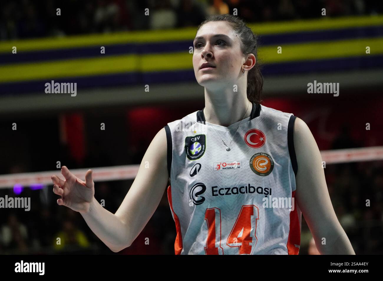 ISTANBUL, TURKIYE - JANUARY 26, 2025: Dana Rettke in Fenerbahce ...