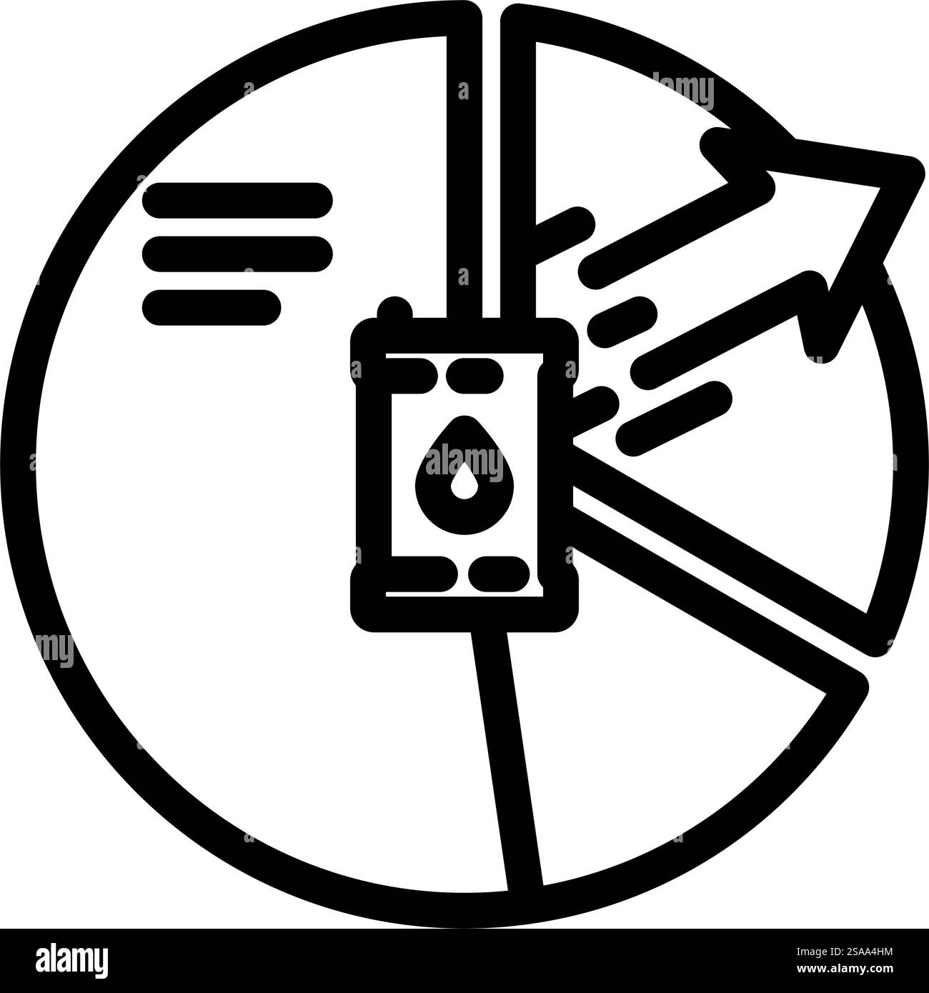 export oil industry line icon vector. export oil industry sign ...