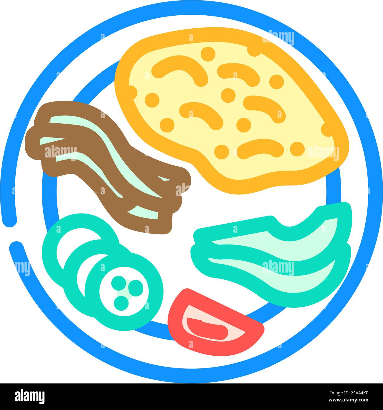 healthy die ayurveda color icon vector. healthy die ayurveda sign ...