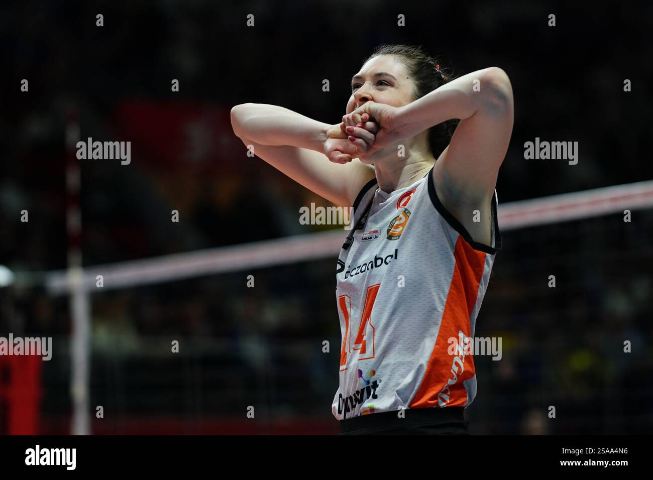 ISTANBUL, TURKIYE - JANUARY 26, 2025: Dana Rettke in Fenerbahce ...