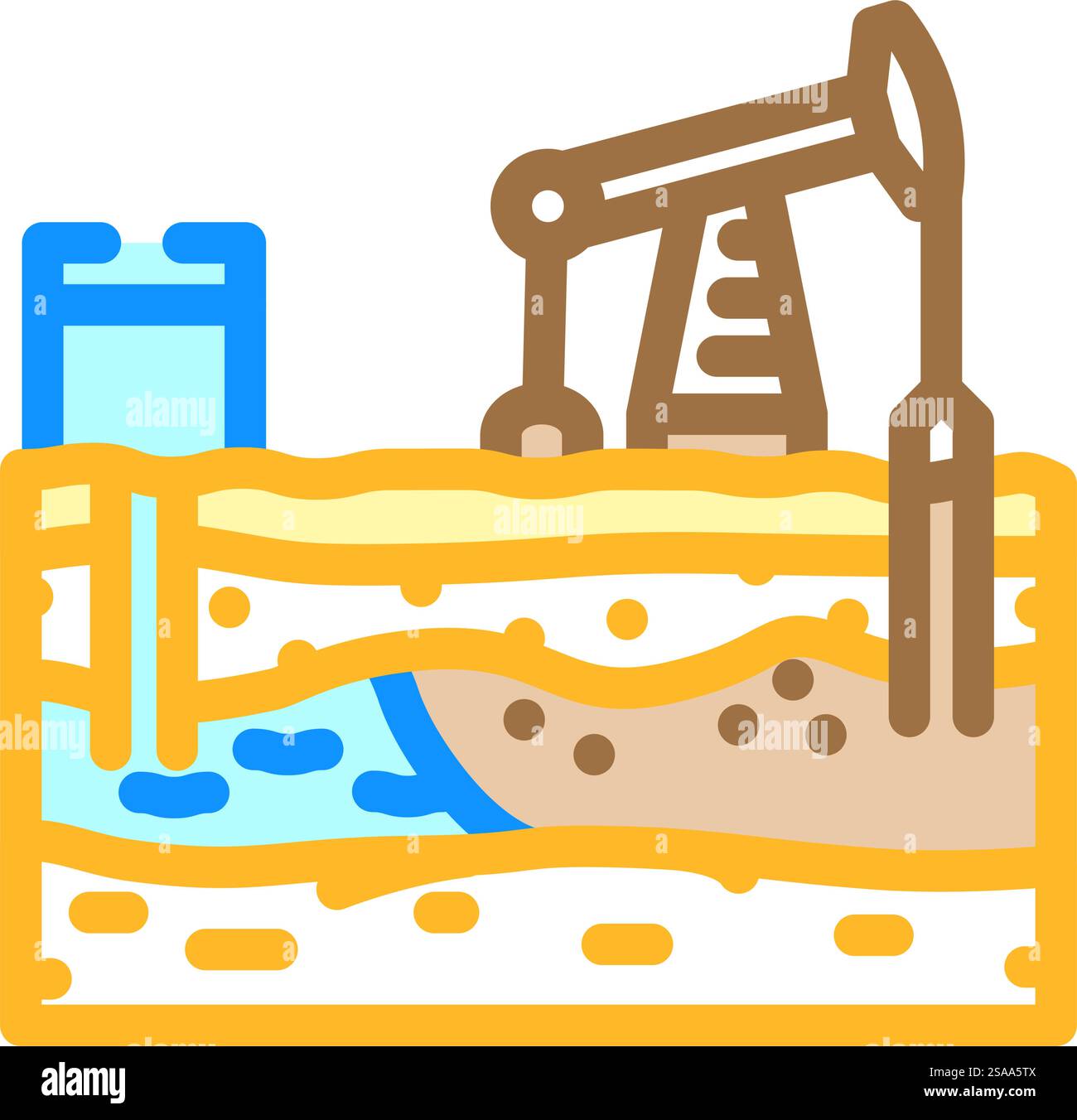 enhanced recovery eor color icon vector. enhanced recovery eor sign ...