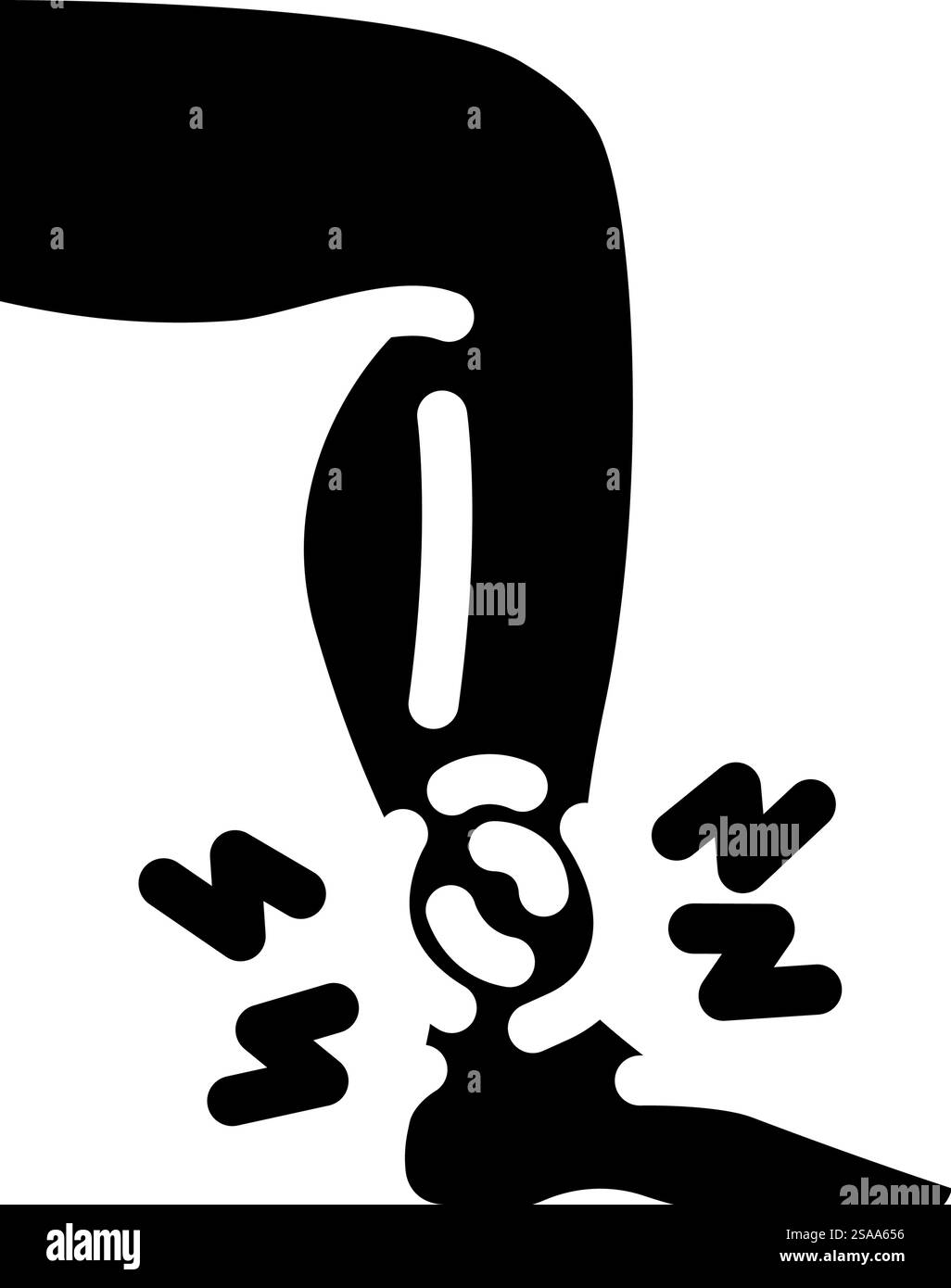 swelling inflammation disease symptom glyph icon vector. swelling ...