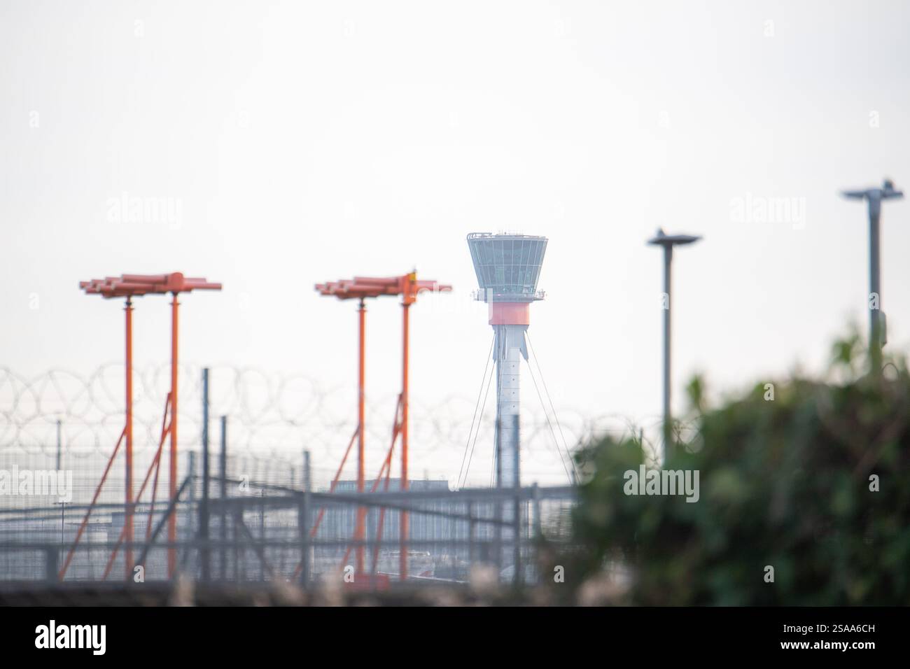 Longford, UK. 29th January, 2025. The Control Tower at London Heathrow ...