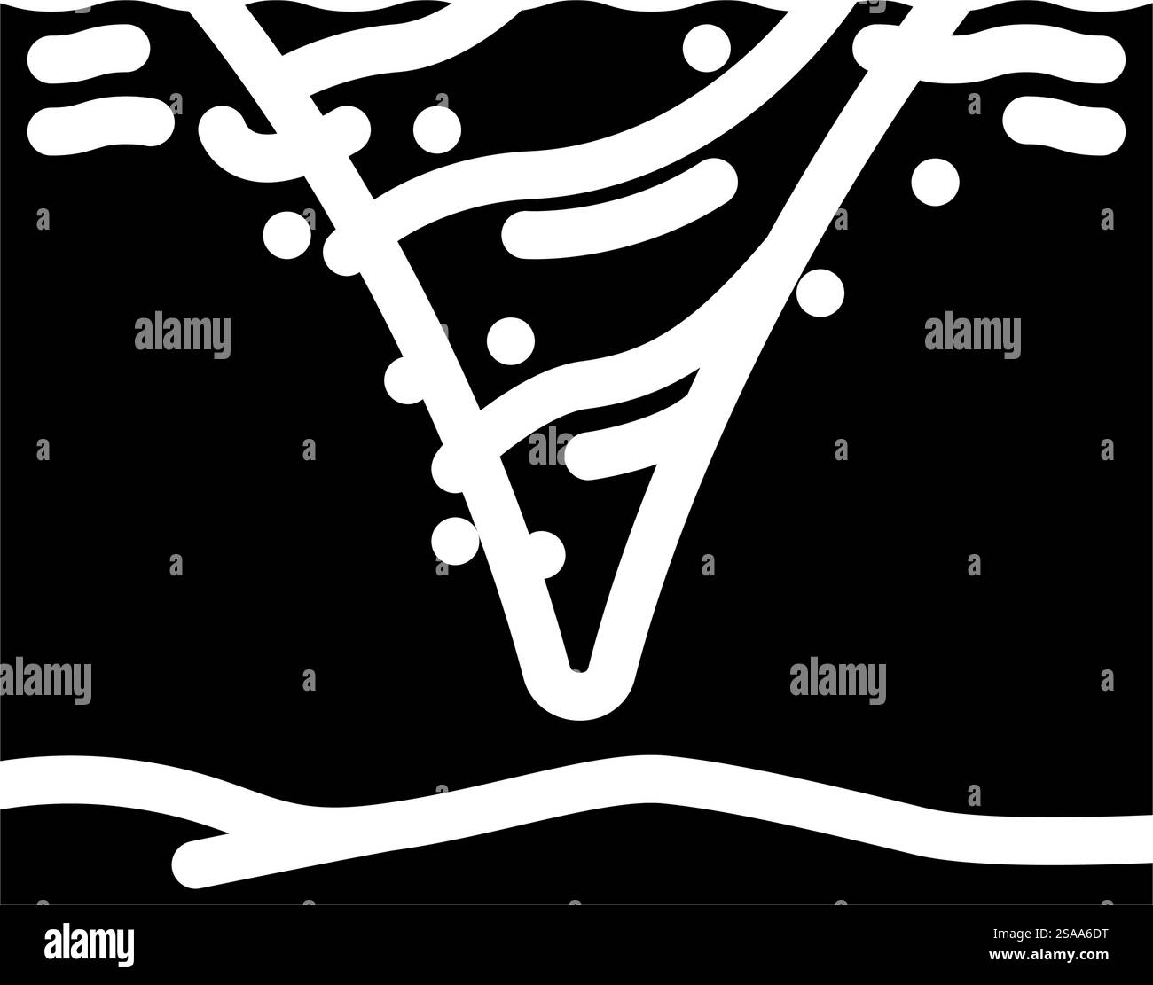 whirlpool rotating water glyph icon vector. whirlpool rotating water ...