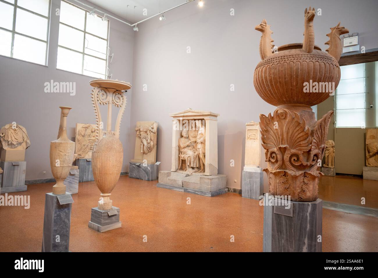 Ancient artifacts exhibited in National Archaeological Museum, housing ...