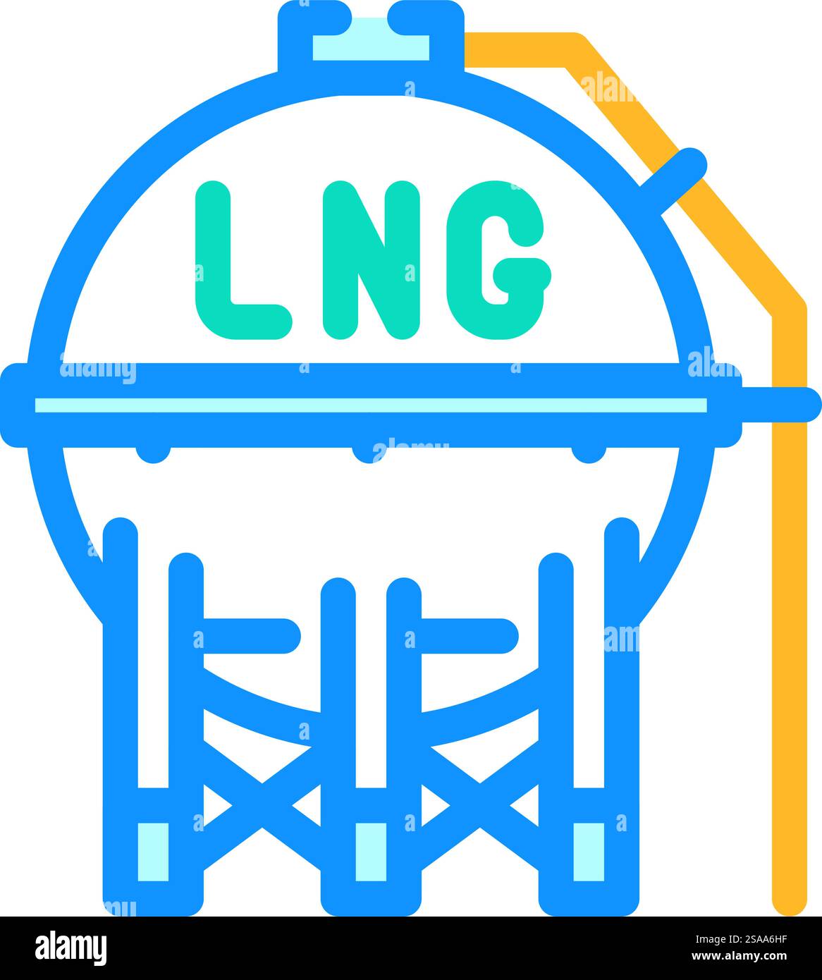 liquefied natural gas lng color icon vector. liquefied natural gas lng ...