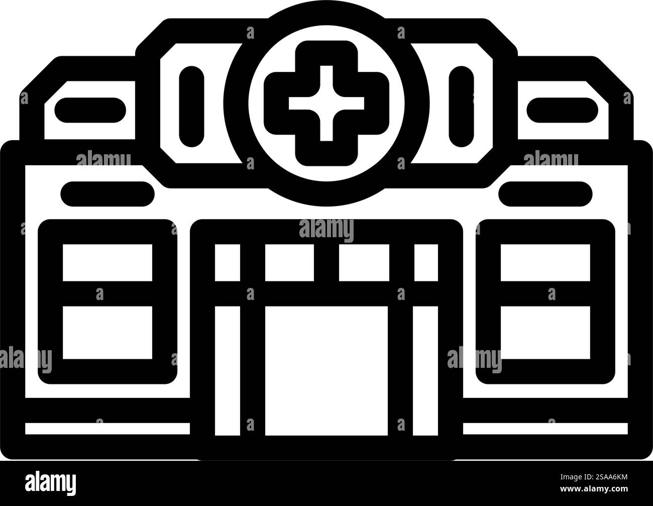 chemist shop line icon vector. chemist shop sign. isolated contour ...