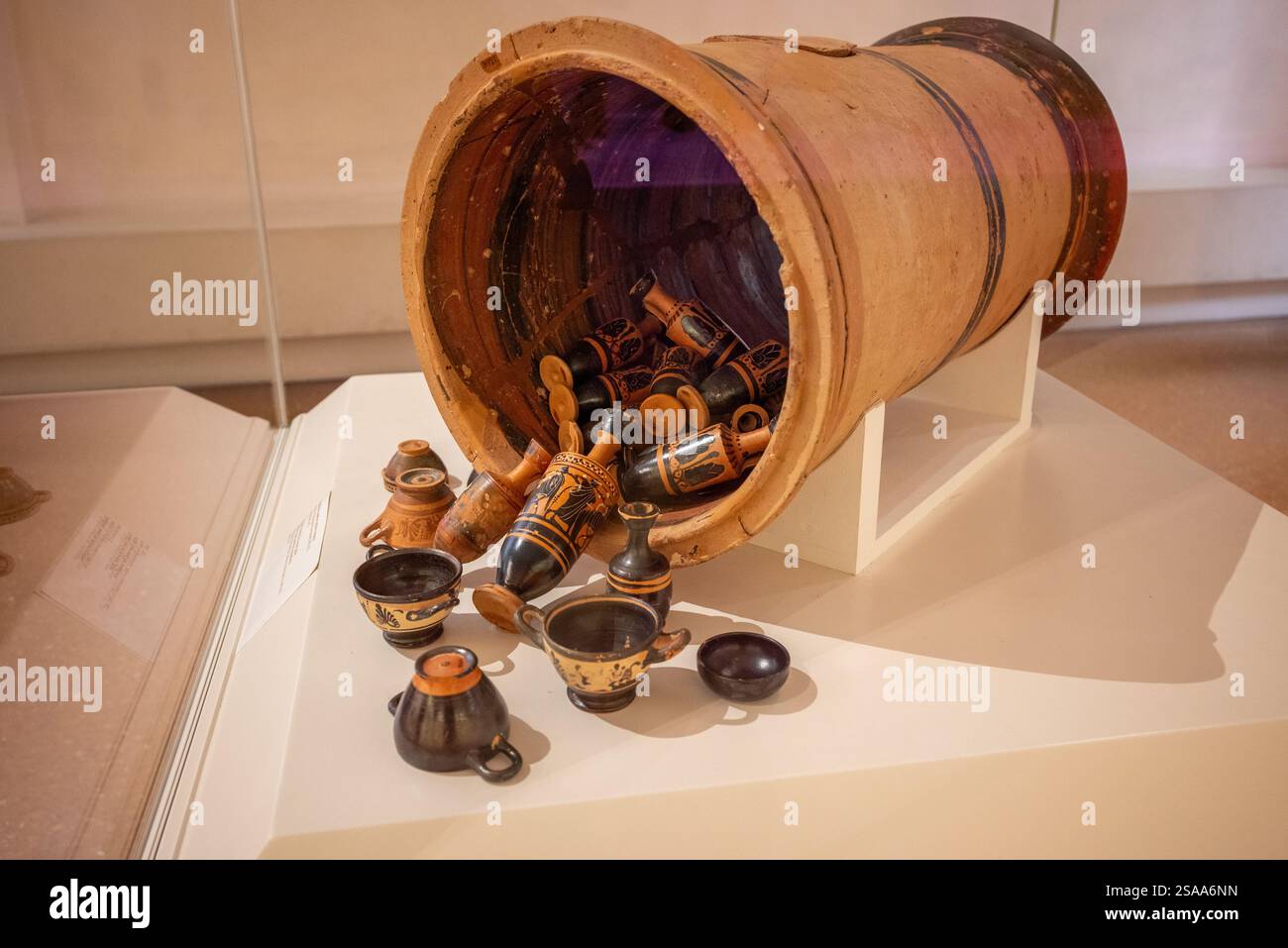 Ancient artifacts exhibited in National Archaeological Museum, housing ...