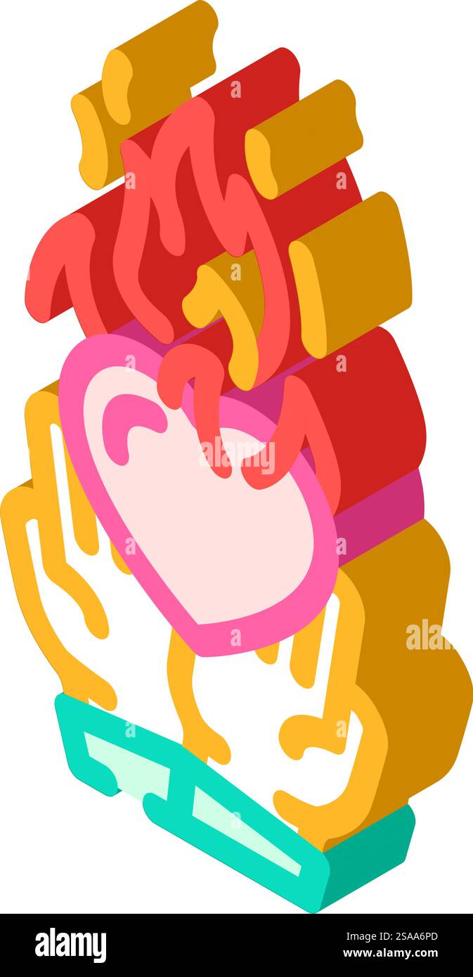 dedication success life isometric icon vector. dedication success life ...