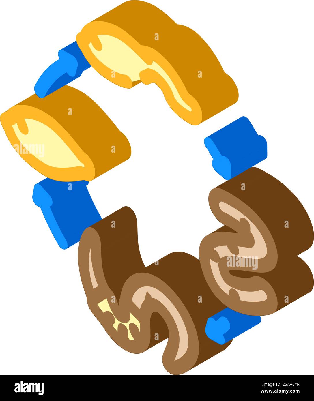 worm lifecycle parasite isometric icon vector. worm lifecycle parasite ...