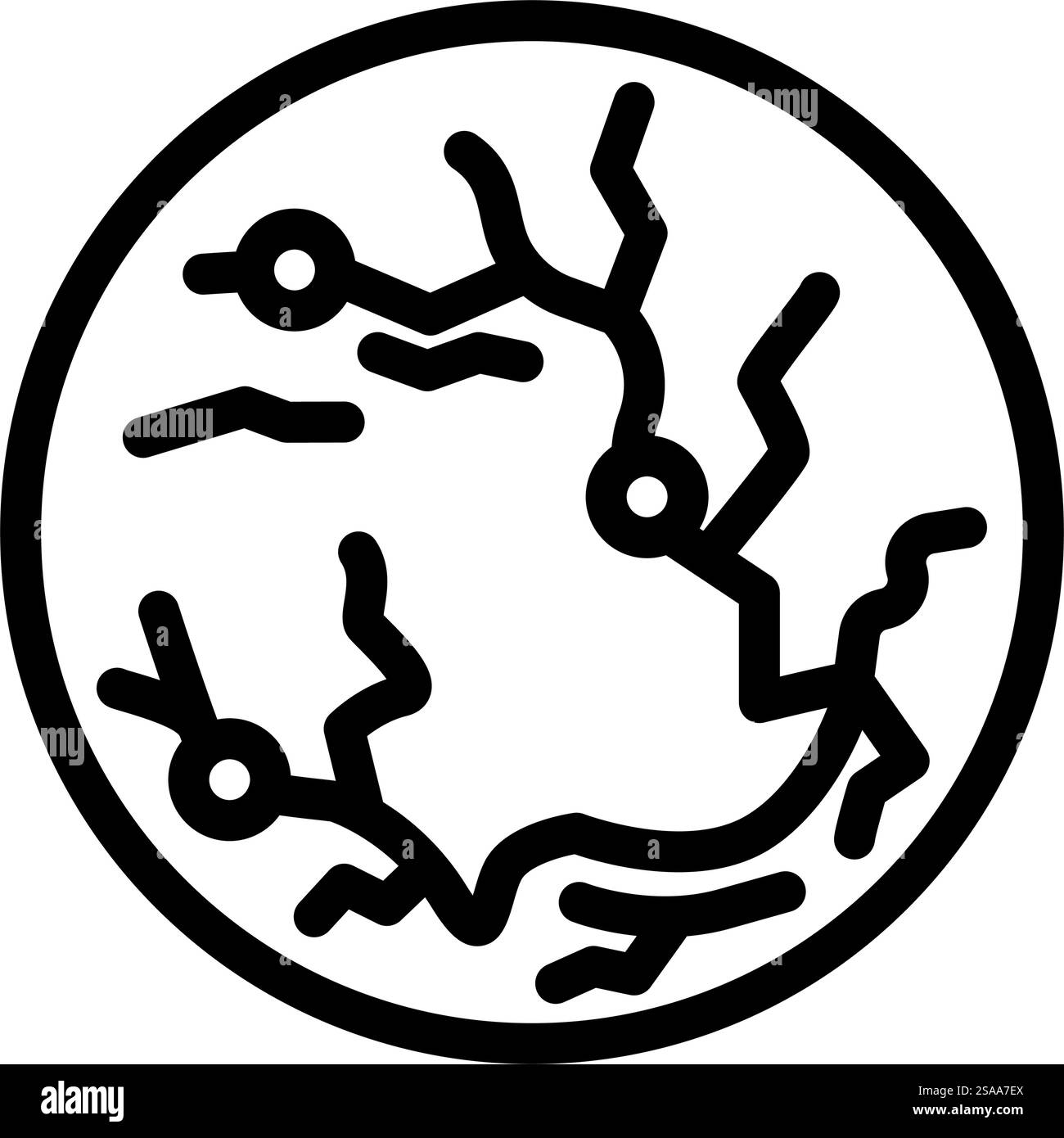 Retina Scan Biometric Line Icon Vector Retina Scan Biometric Sign