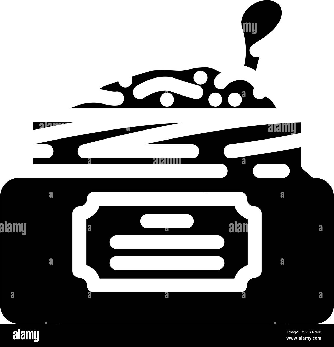 body scrub spa therapy treatment glyph icon vector. body scrub spa ...