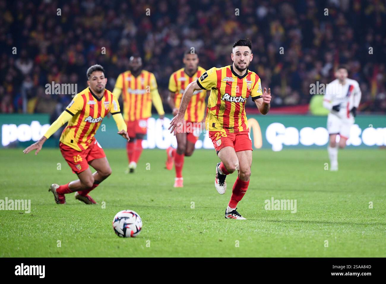 28 Adrien THOMASSON (rcl) during the Ligue 1 MCDonald's match between ...