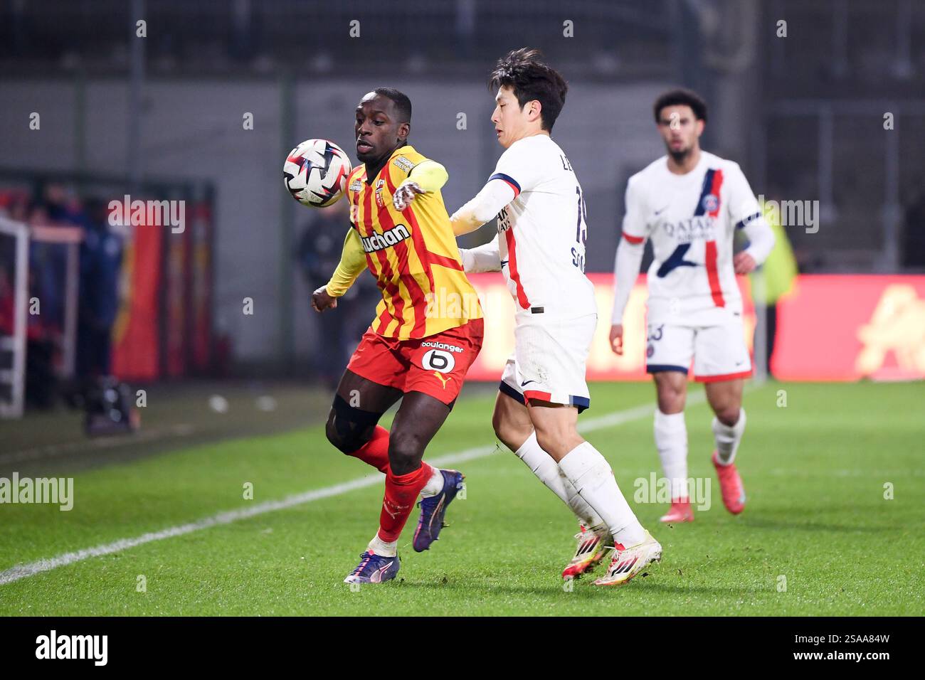 03 Deiver MACHADO (rcl) - 19 Lee KANG-IN (psg) during the Ligue 1 ...