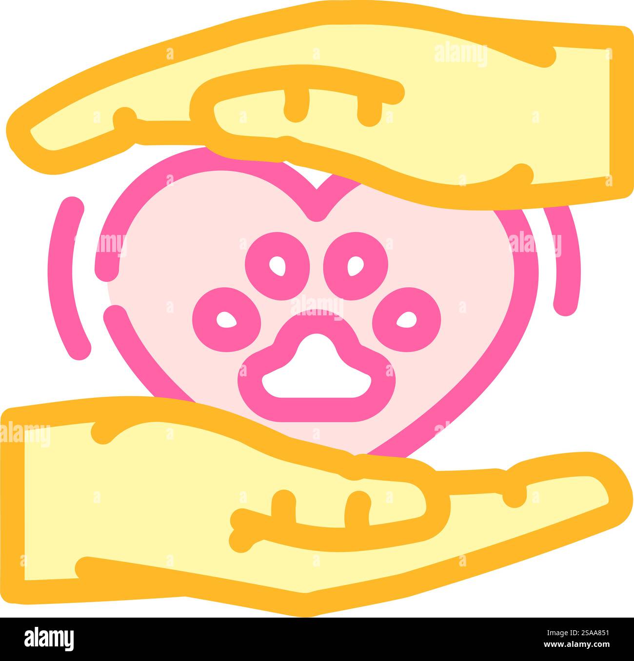 compassion vegan food color icon vector. compassion vegan food sign ...