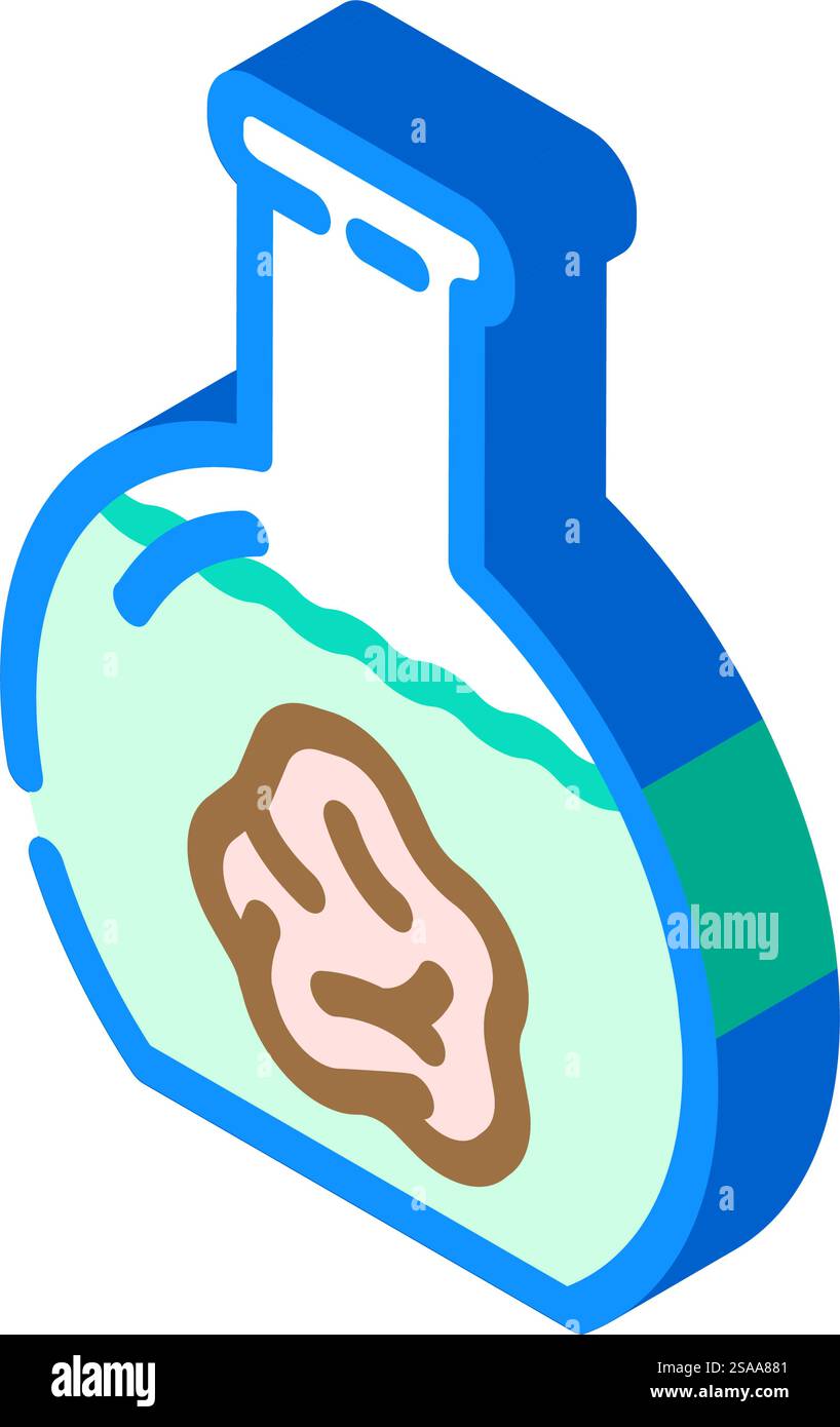 research cancer treatment isometric icon vector. research cancer ...