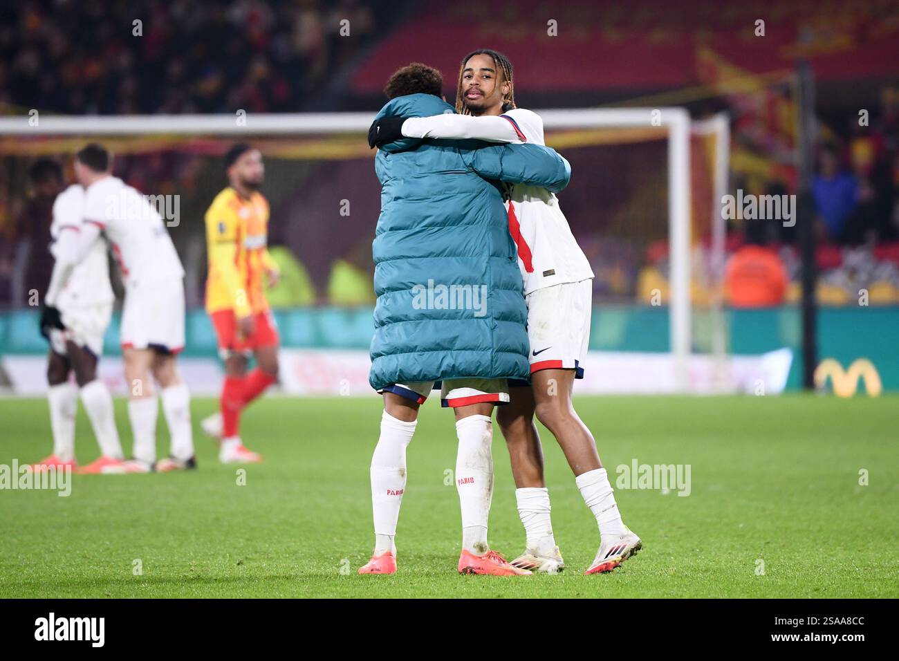 29 Bradley BARCOLA (psg) during the Ligue 1 MCDonald's match between ...